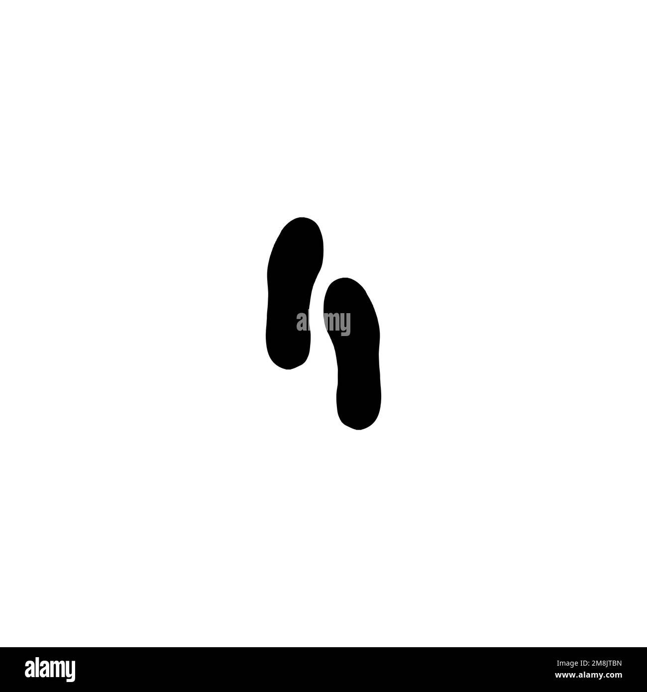 Human paw icon. Simple style poster background symbol. Human paw brand ...