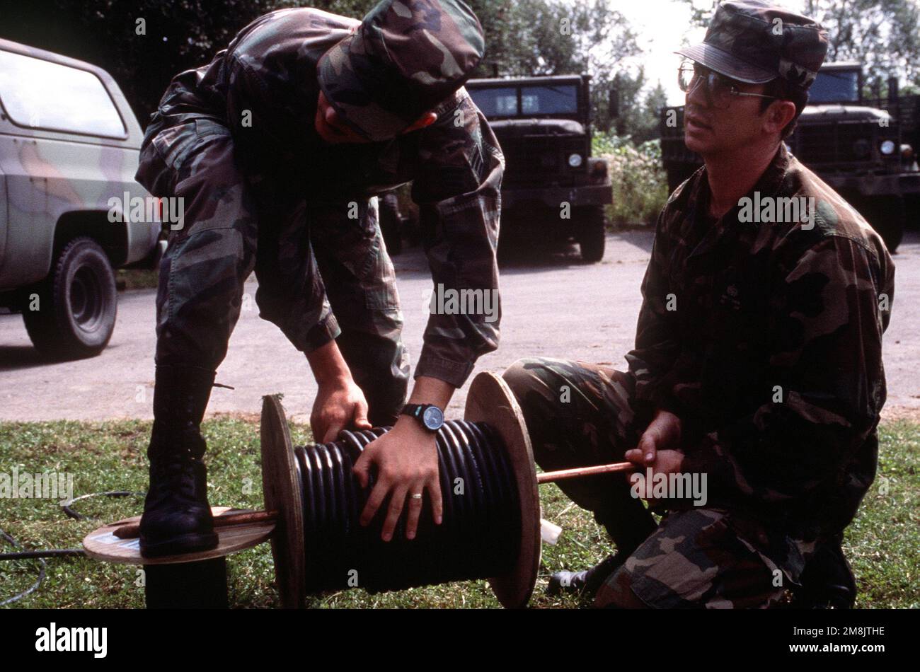 SENIOR AIRMAN Don Satterlee, an Electrical Power Production Craftsmen ...
