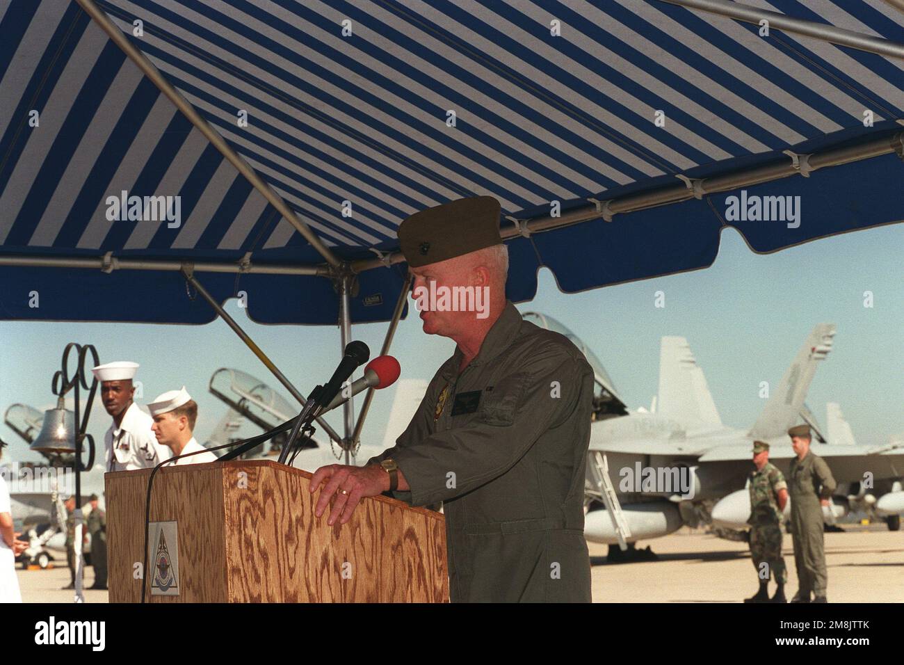 Major General Drax Williams, Commander Marine Corps Air Bases Western ...