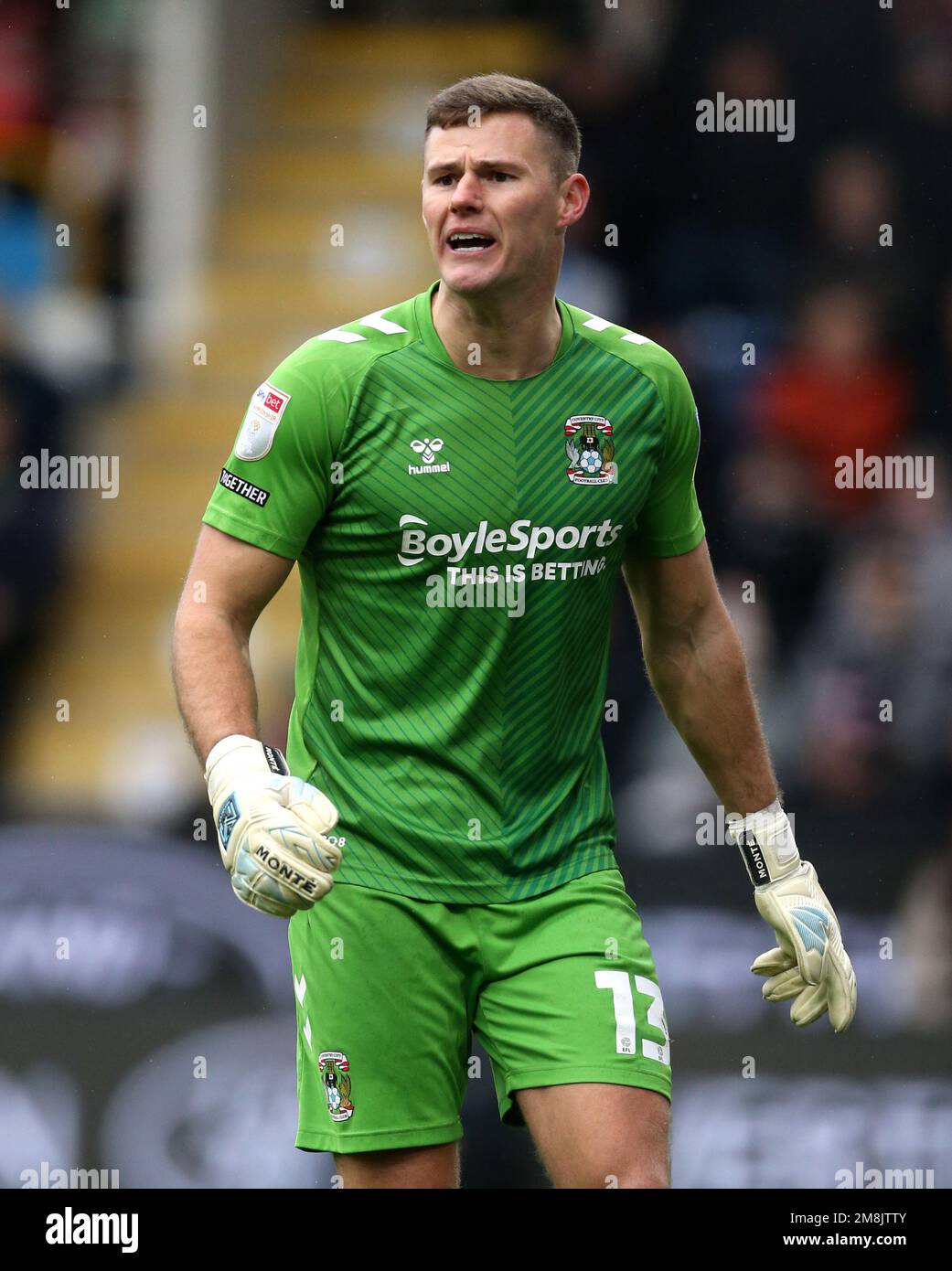Coventry City goalkeeper Ben Wilson during the Sky Bet Championship ...