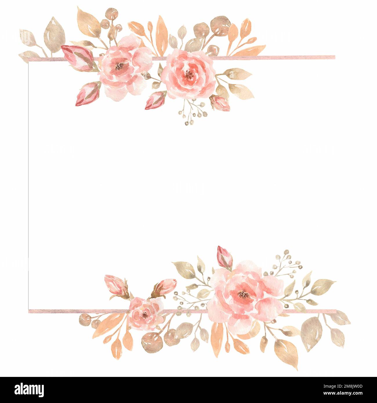 Wedding Flower Clip Art Border Wedding Flower Border Stock