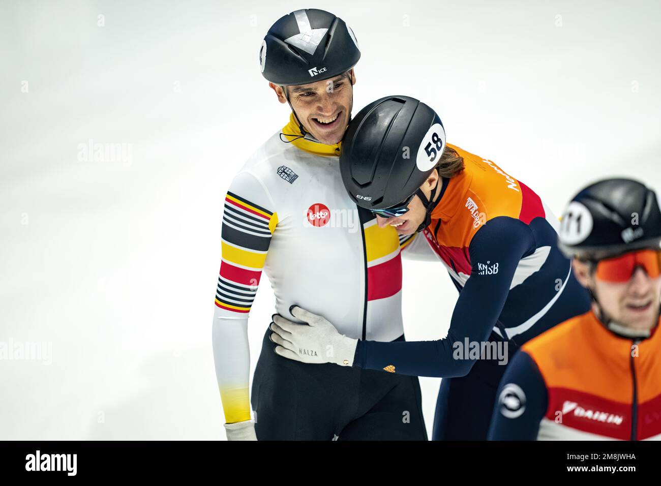 GDANSK - Jens van 't Wout beats the Belgian Stijn Desmet on the finish ...