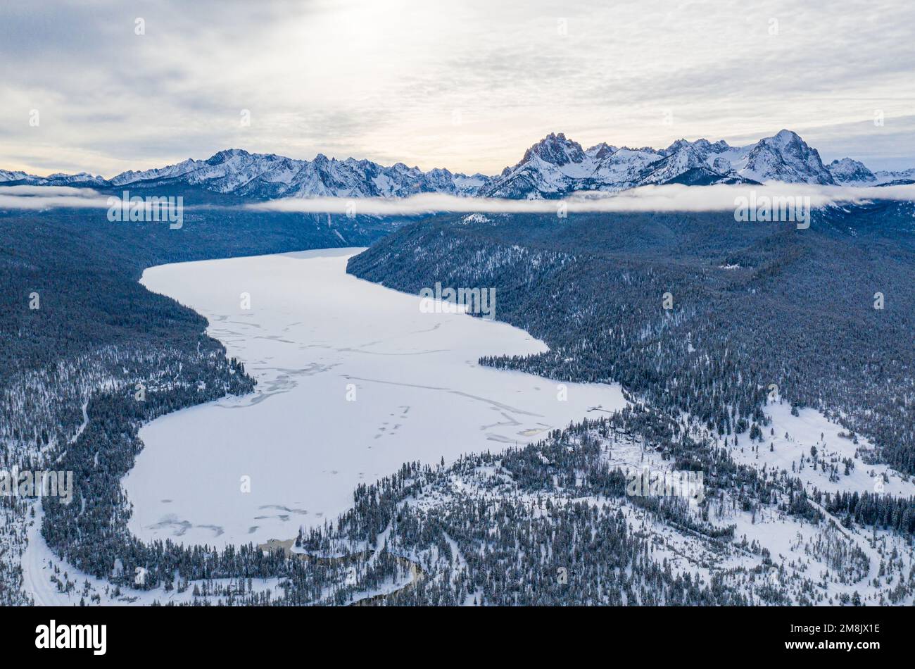 Sawtooth Mountain Range Stock Photo - Alamy