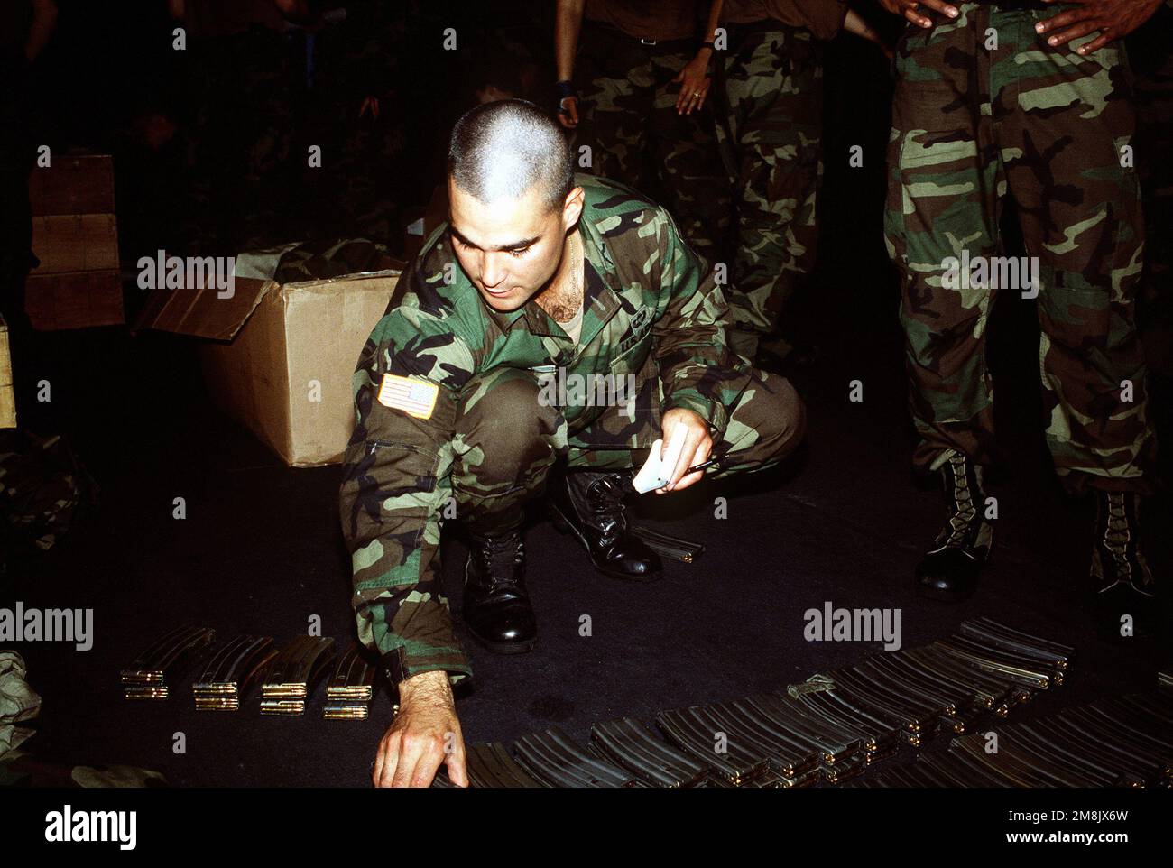 1ST LT. Thomas Bonelli from A Company, 2nd Brigade, 22nd Light Infantry ...