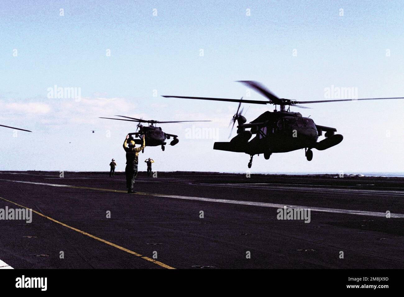 Operation Support Democracy. UH-60 Blackhawk helicopters from 3rd ...