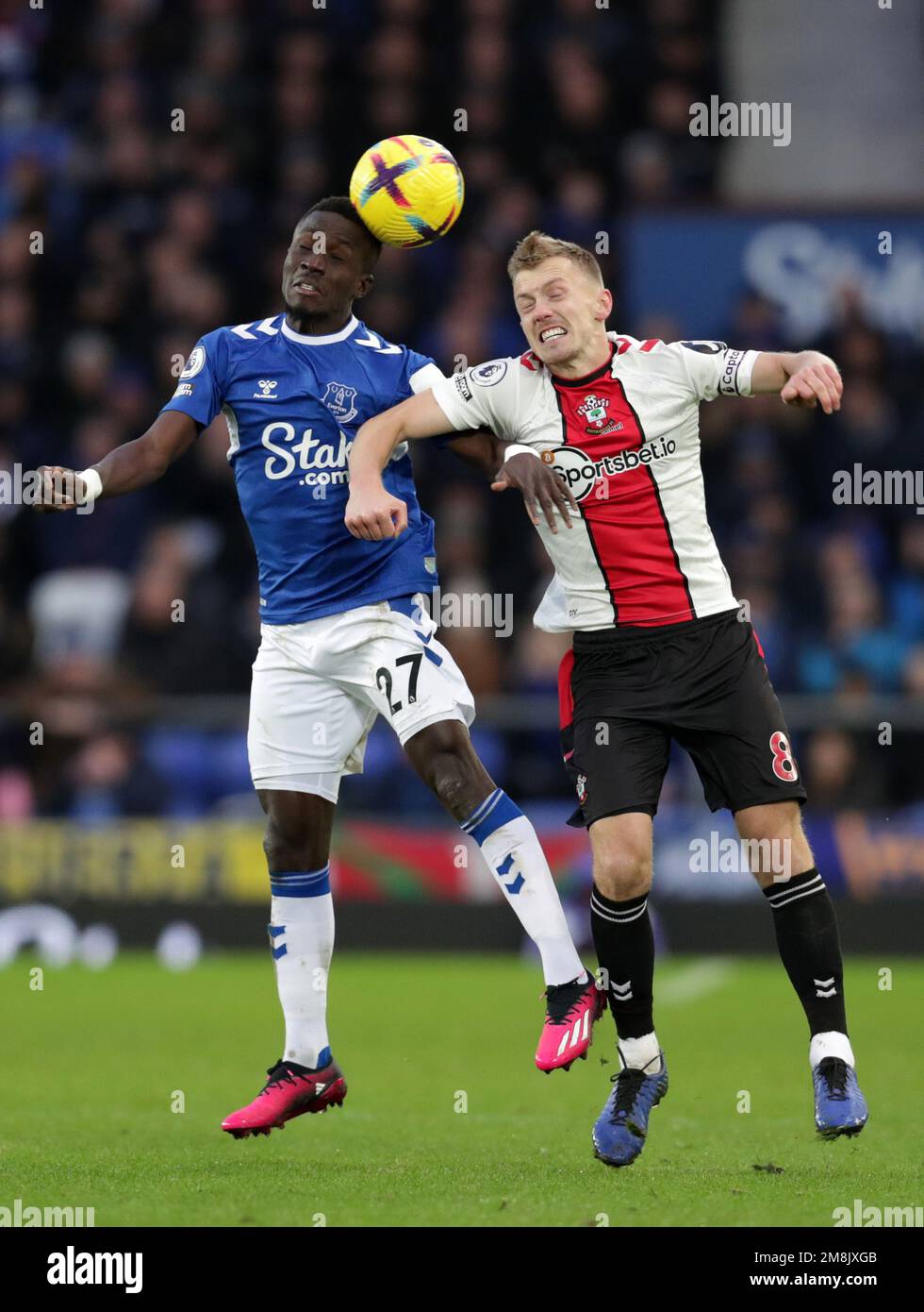 Goodison Park, Liverpool, UK. 14th Jan, 2023. Premier League Football ...