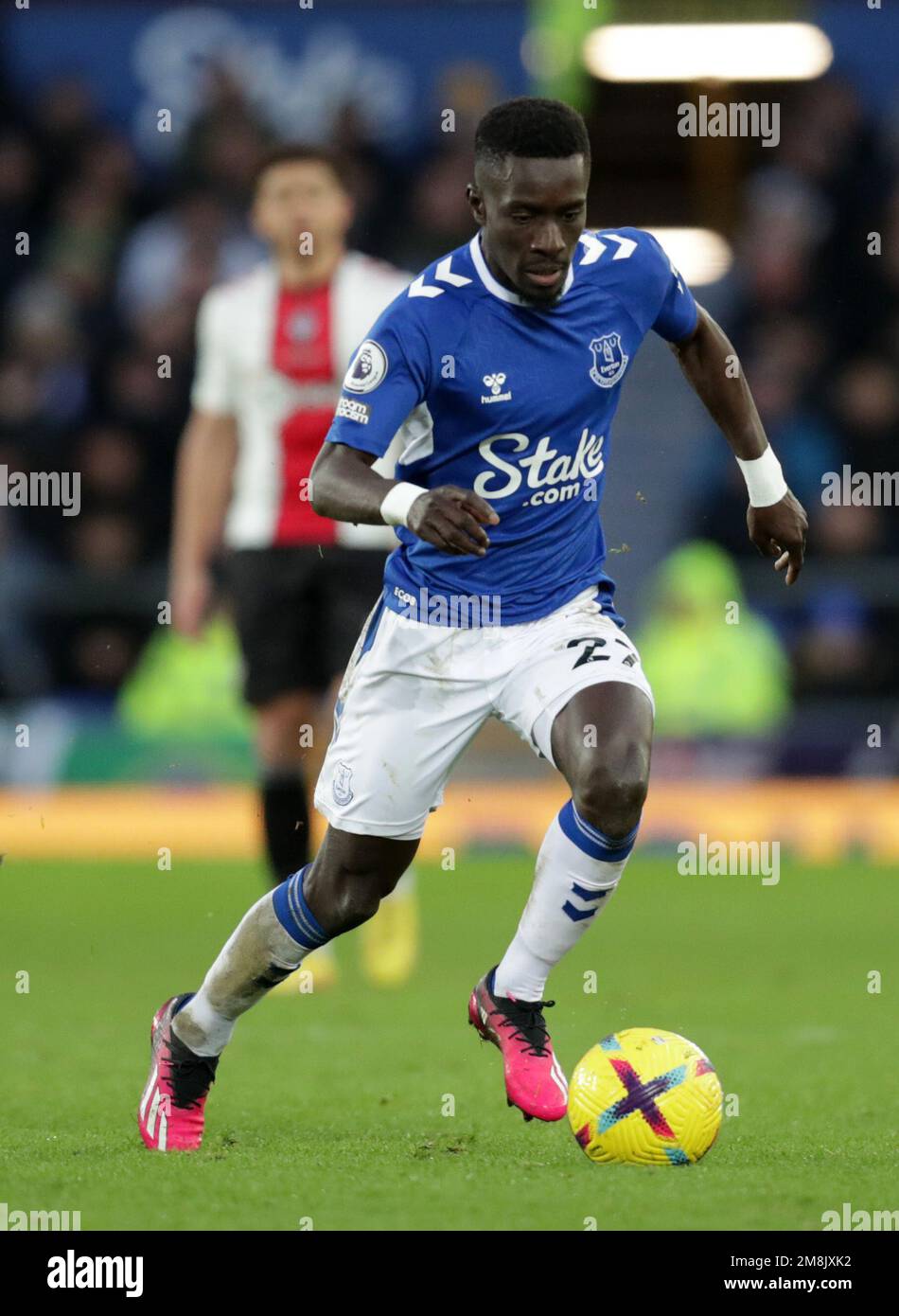 Goodison Park, Liverpool, UK. 14th Jan, 2023. Premier League Football ...