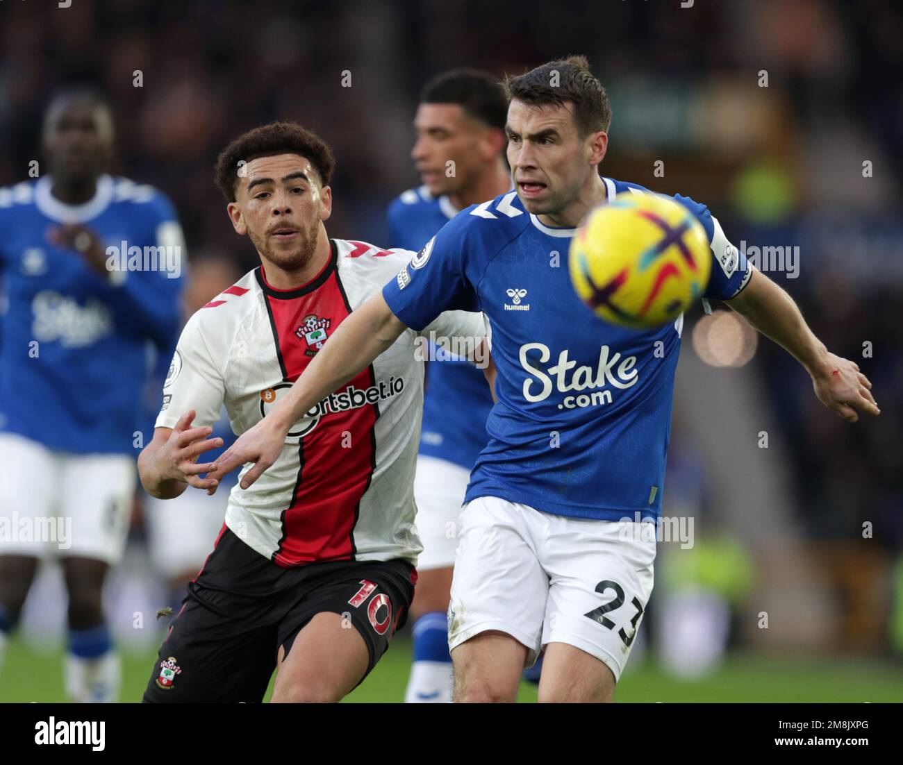 Goodison Park, Liverpool, UK. 14th Jan, 2023. Premier League Football ...