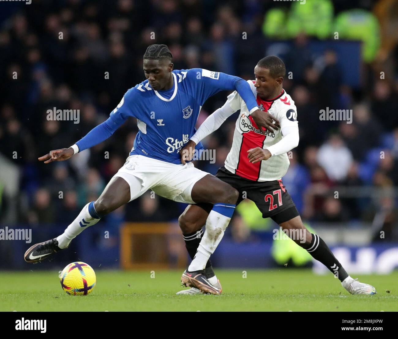 Goodison Park, Liverpool, UK. 14th Jan, 2023. Premier League Football ...