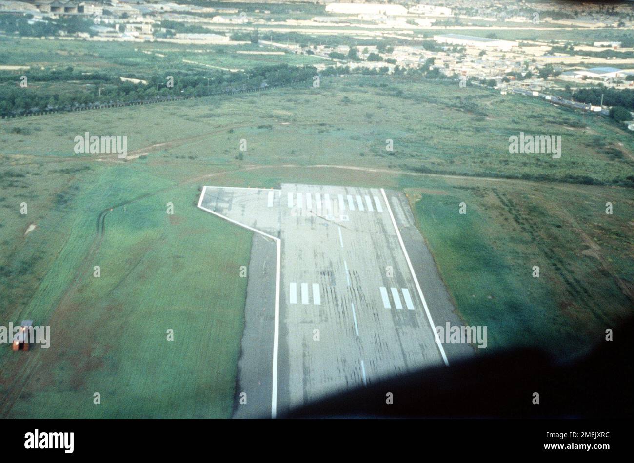 A medium shot of runway 027. There is also a turn around at both ends ...