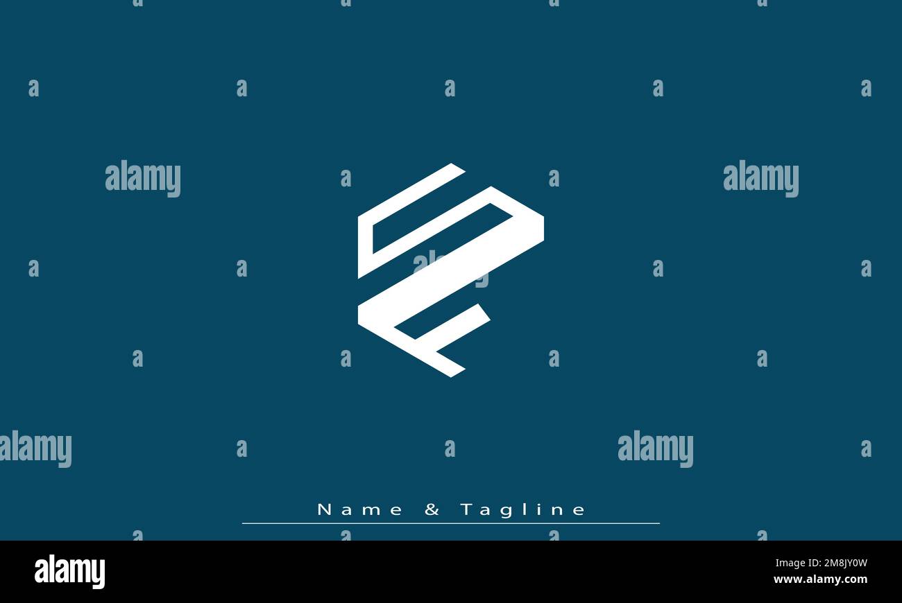 Alphabet letters Initials Monogram logo SF , FS Stock Vector Image ...