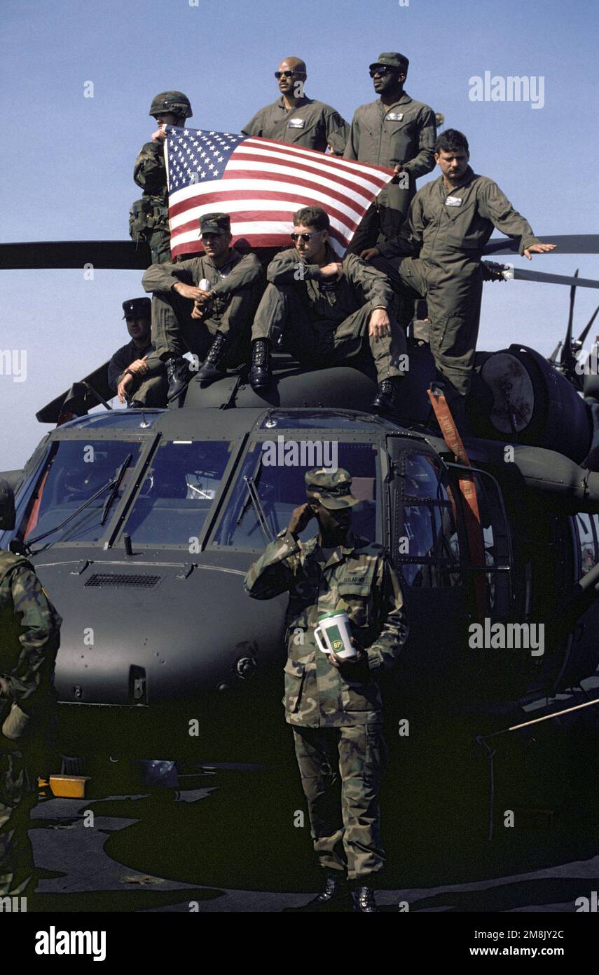 Operation Support Democracy. Crewman from 3rd Battalion 25th Assault ...