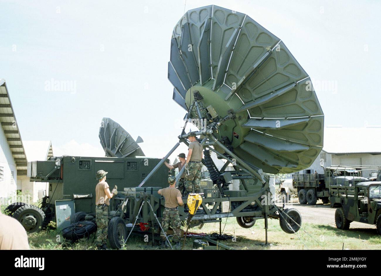 Members of the 3rd Combat Communications Group make the final ...
