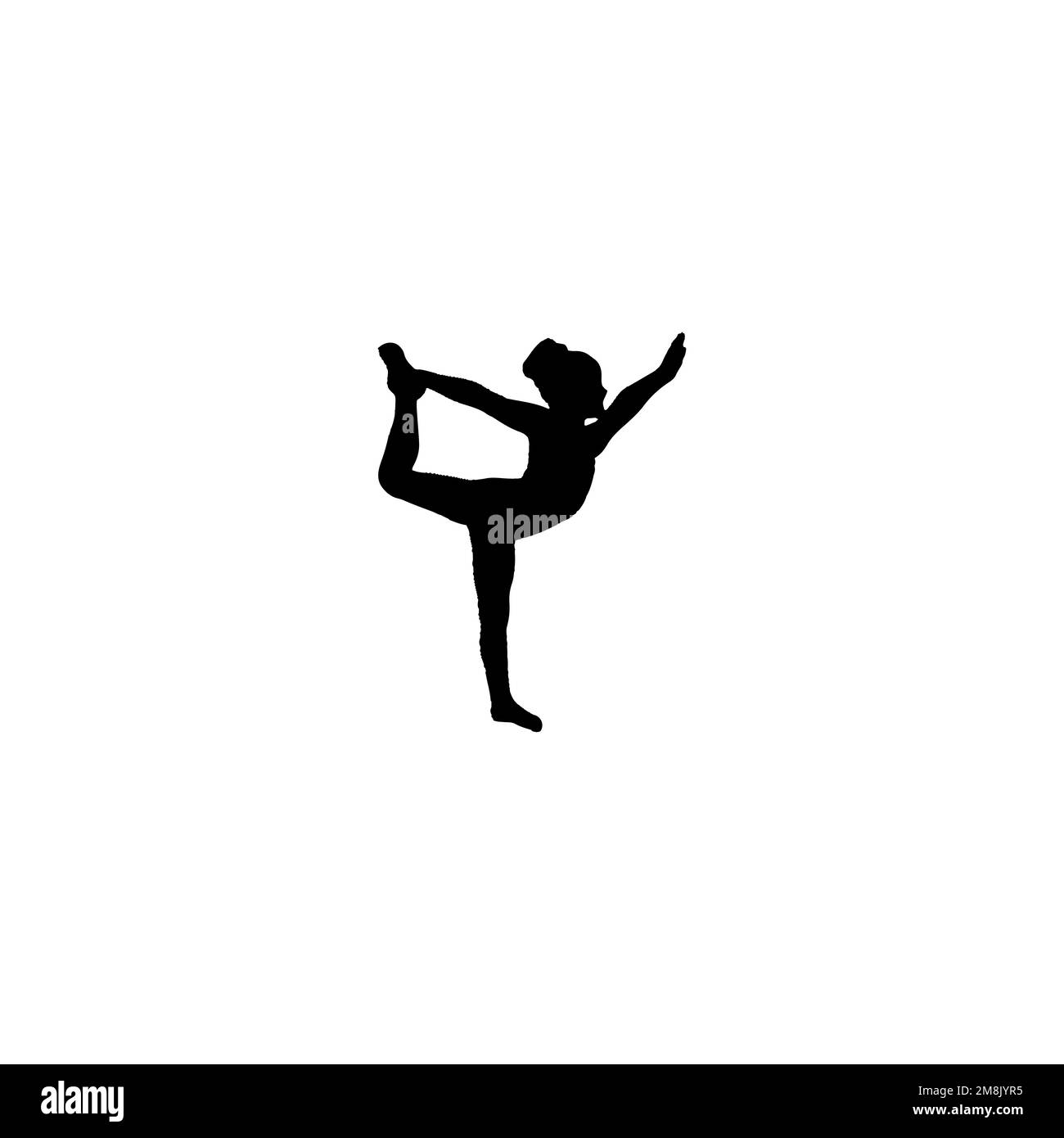 Kid gymnast icon. Simple style kid gymnastic training course big sale ...