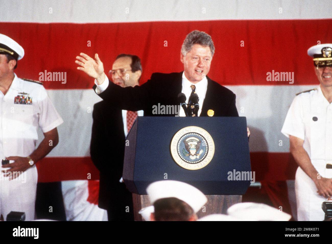 The President of the United States, William Jefferson Clinton ...