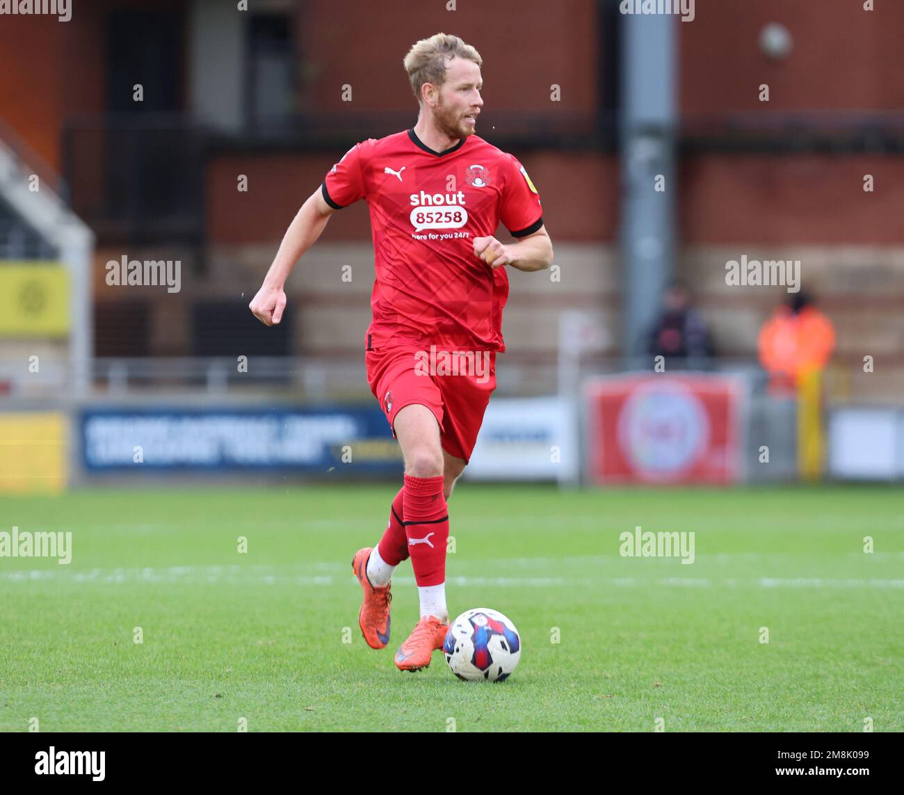 London, UK. 14th Jan, 2023. Adam Thompson of Leyton Orient during ...
