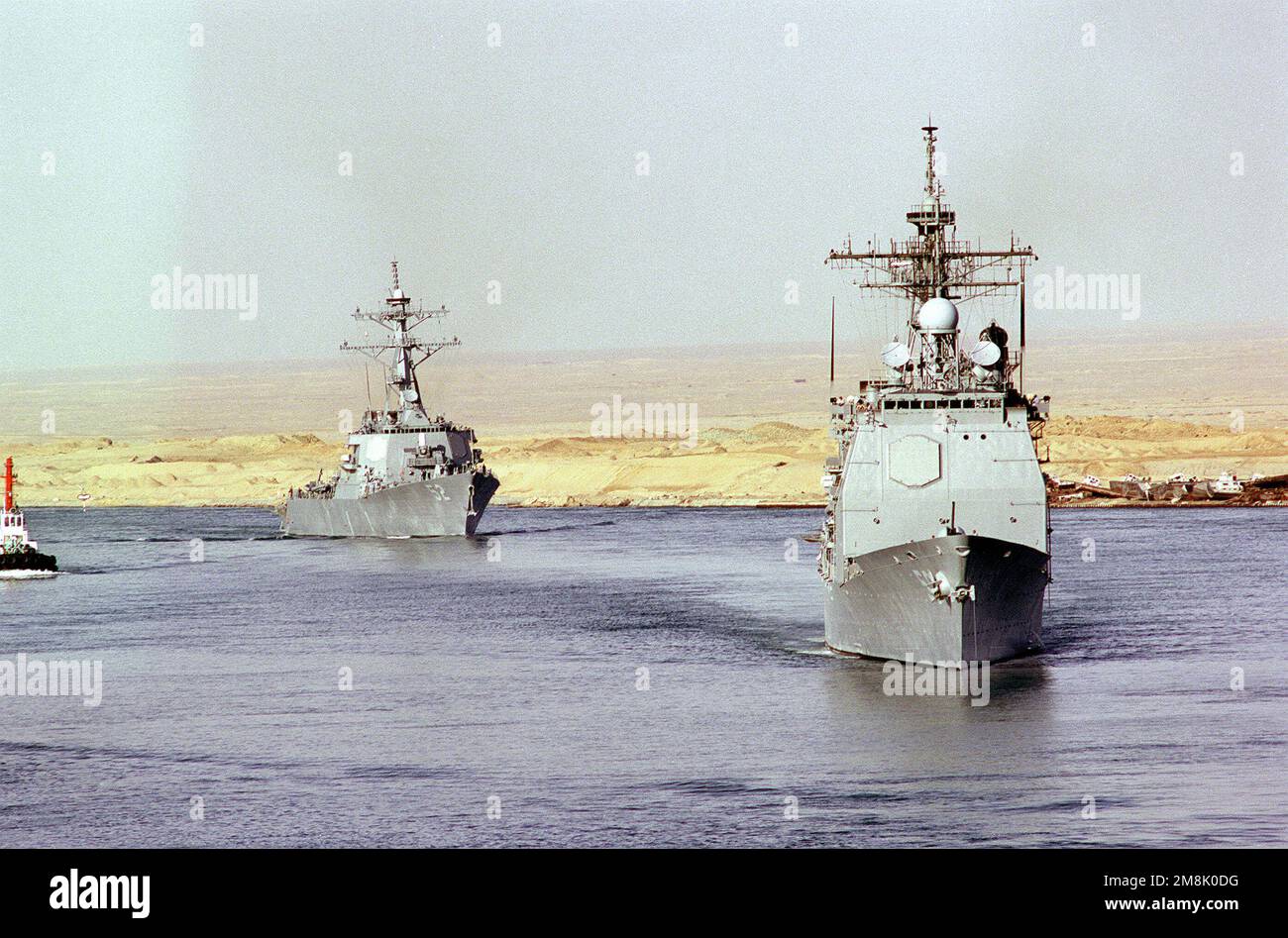 A view from the fantail of the aircraft carrier USS GEORGE WASHINGTON ...