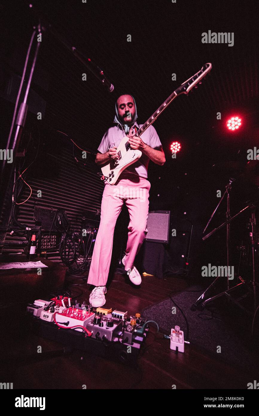 Barcelona, Spain. 2023.01.13. Sandre band perform on stage at Sidecar ...