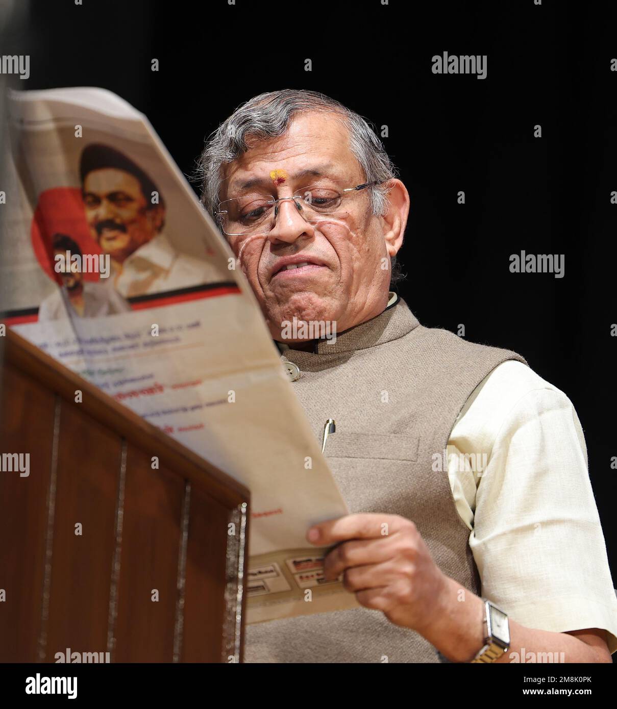 Chennai, India. 14th Jan, 2023. 53rd Anniversary Thuglak Tamil weekly ...