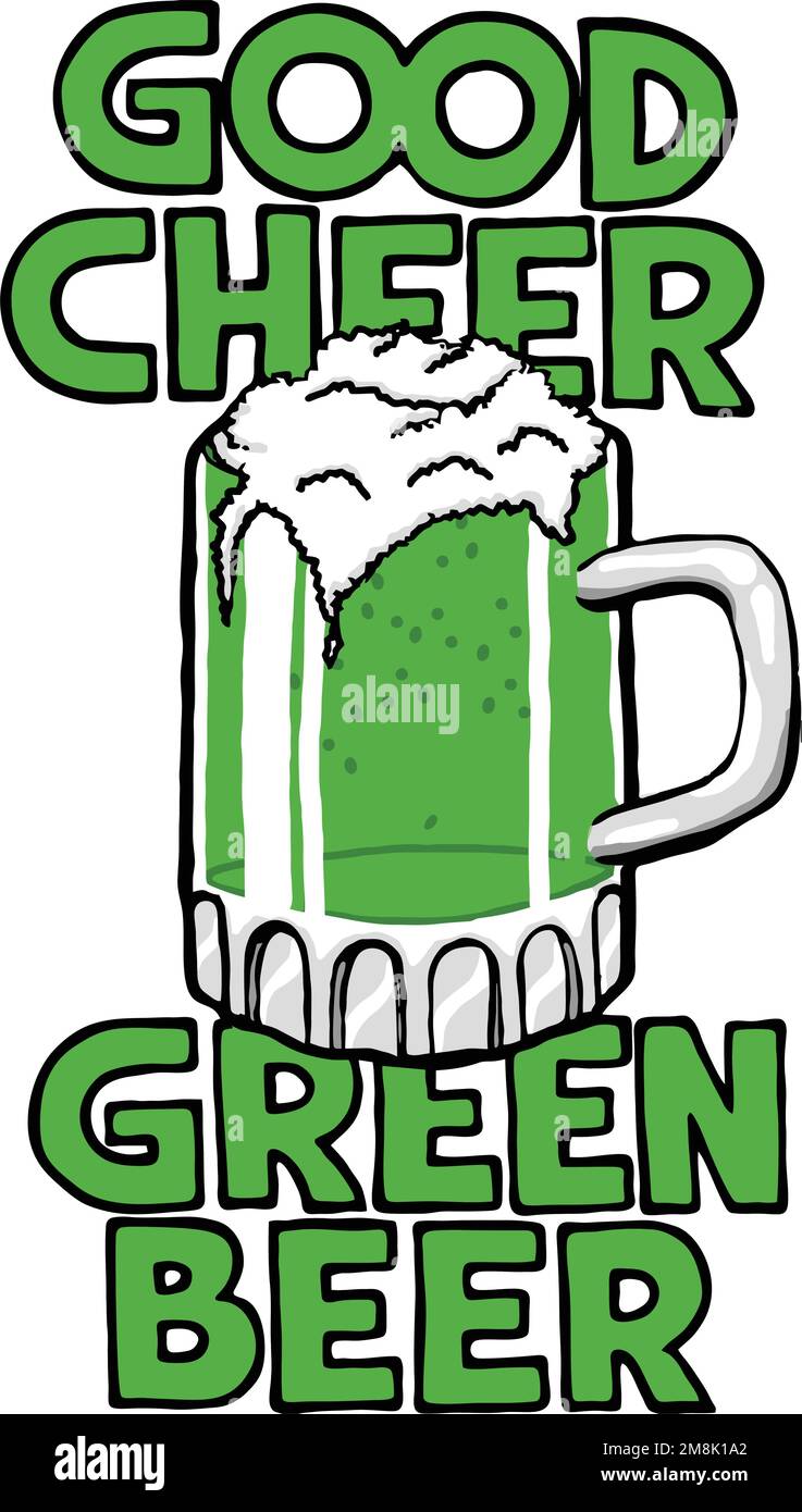 good cheer green beer saint patrick Stock Vector Image & Art - Alamy