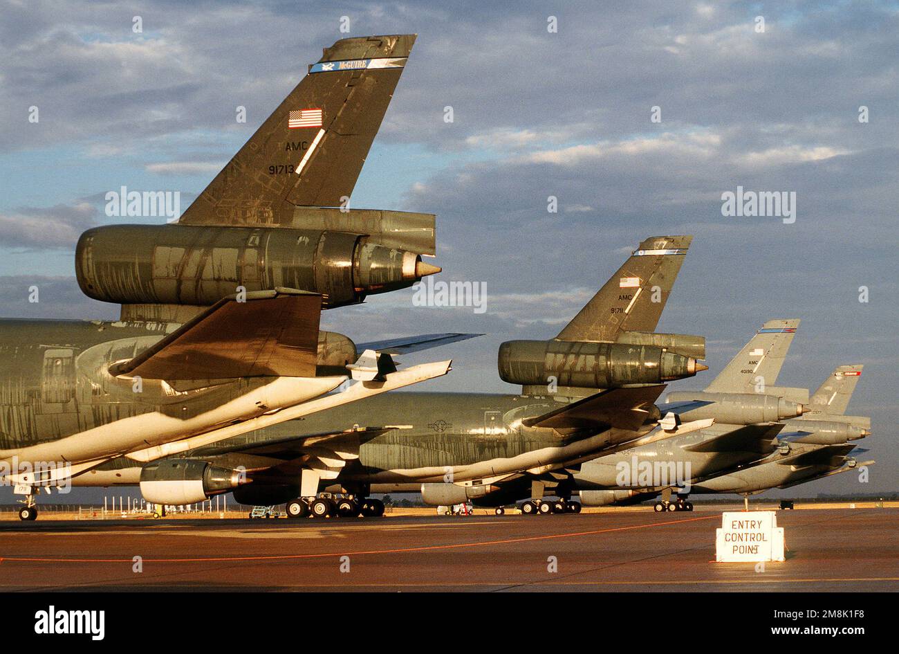 Kc 10s Deployed In Support Of The Operation From Various Us Air Force Bases Sit On The