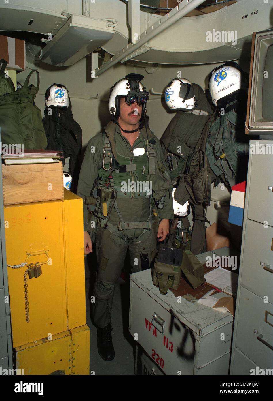 LCDR. John Hatten of Strike Fighter Squadron 113 (VFA-113), the ...