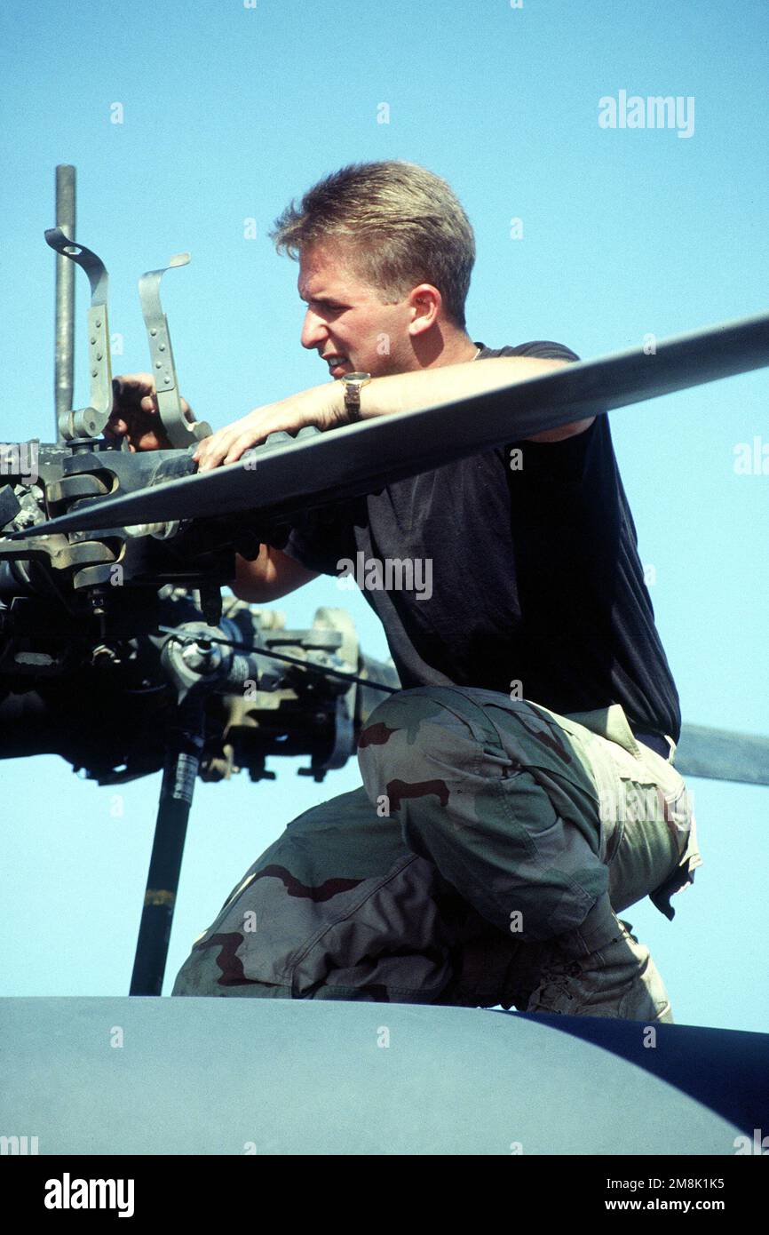 STAFF SGT. Troy Kohler, MH-60 Crew CHIEF, 55th Special Operations ...