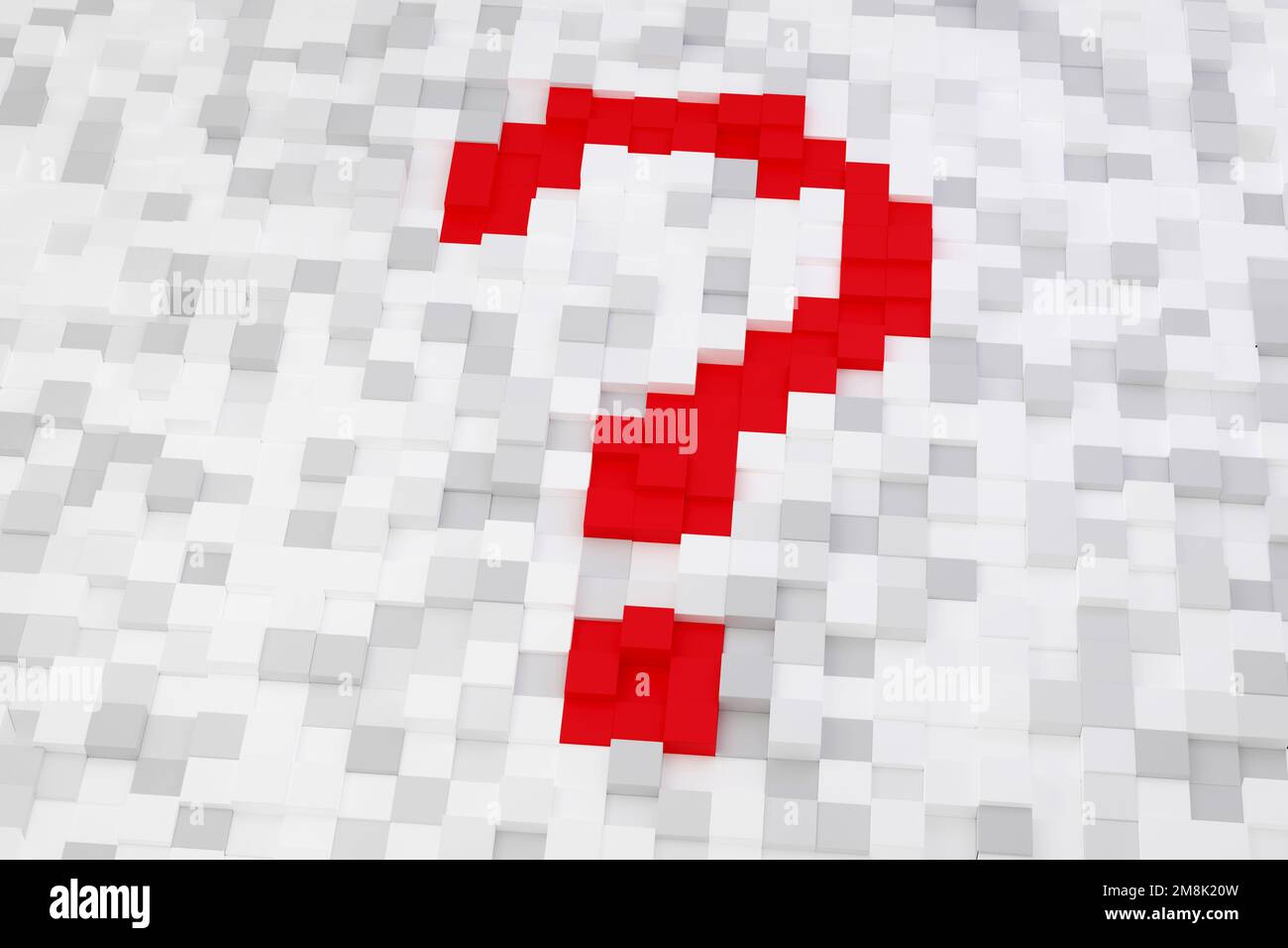 Luxury question mark on black podium, soft light, smooth background, 3d ...