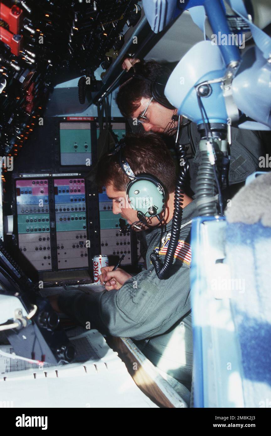 Aircraft crew flying the C-5 Galaxy during the honorary commanders ...
