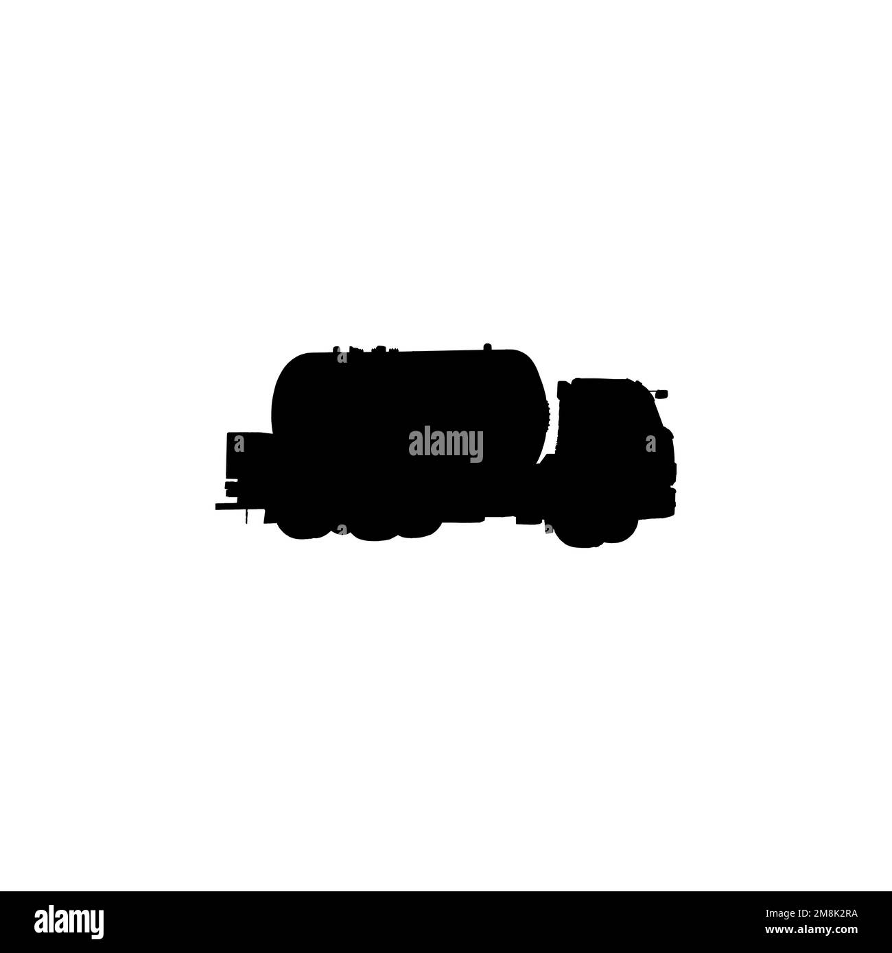 Oil truck icon. Simple style gasoline station big sale poster ...