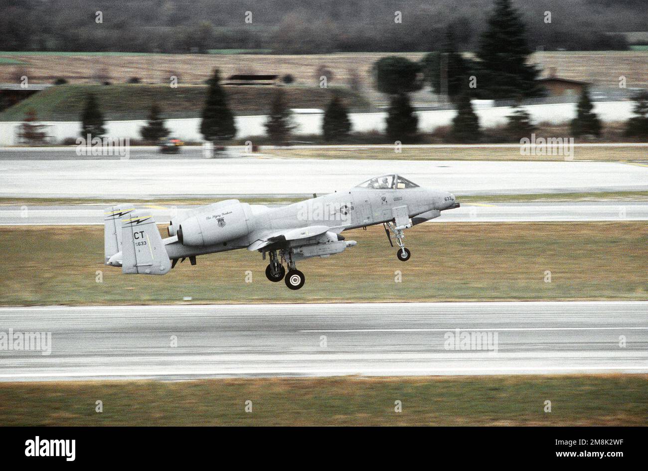 An A-10 Thunderbolt, from the 110th Fighter Group, Air National Guard ...