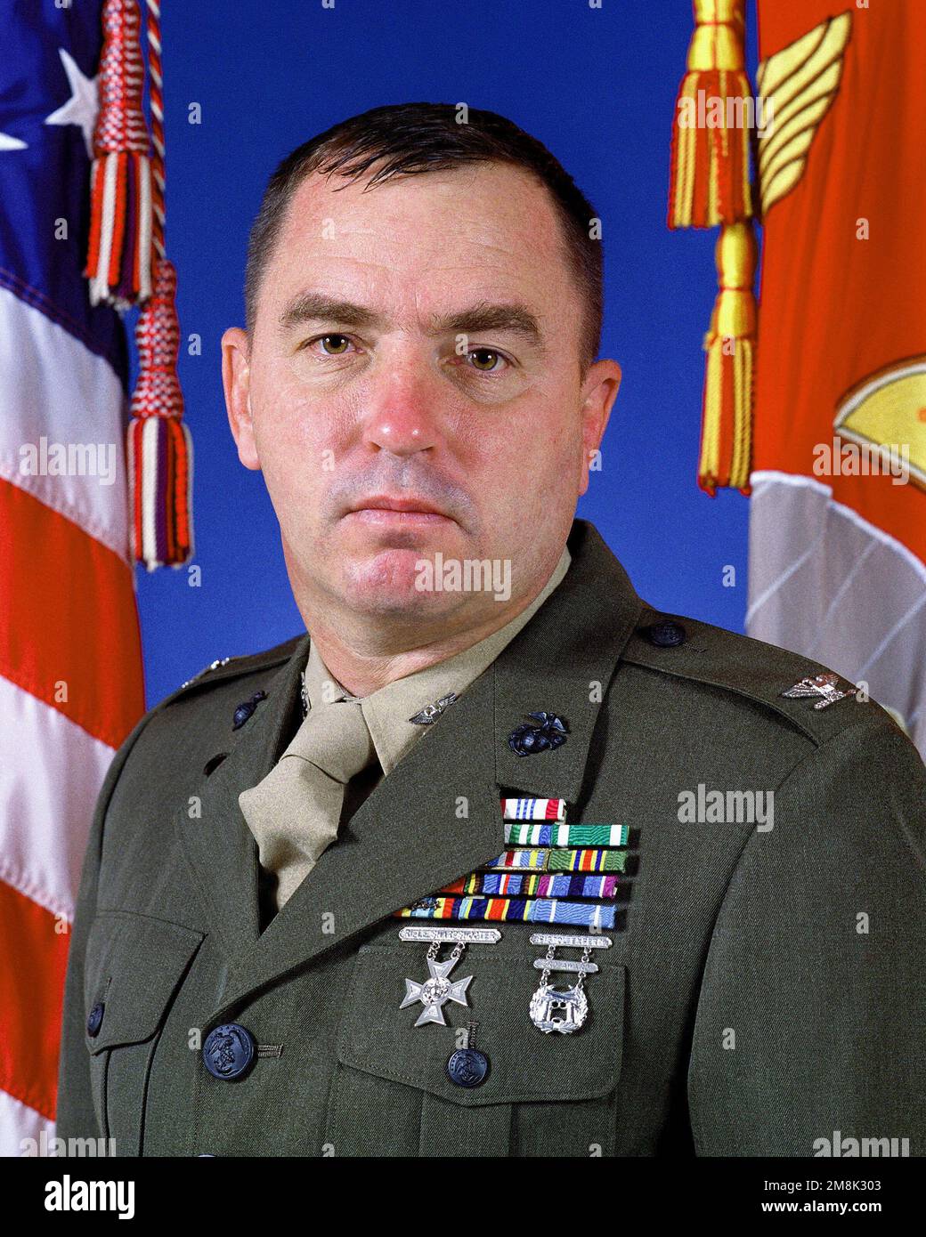 Portrait of Colonel Gary Anderson (uncovered). Country: Unknown Stock ...