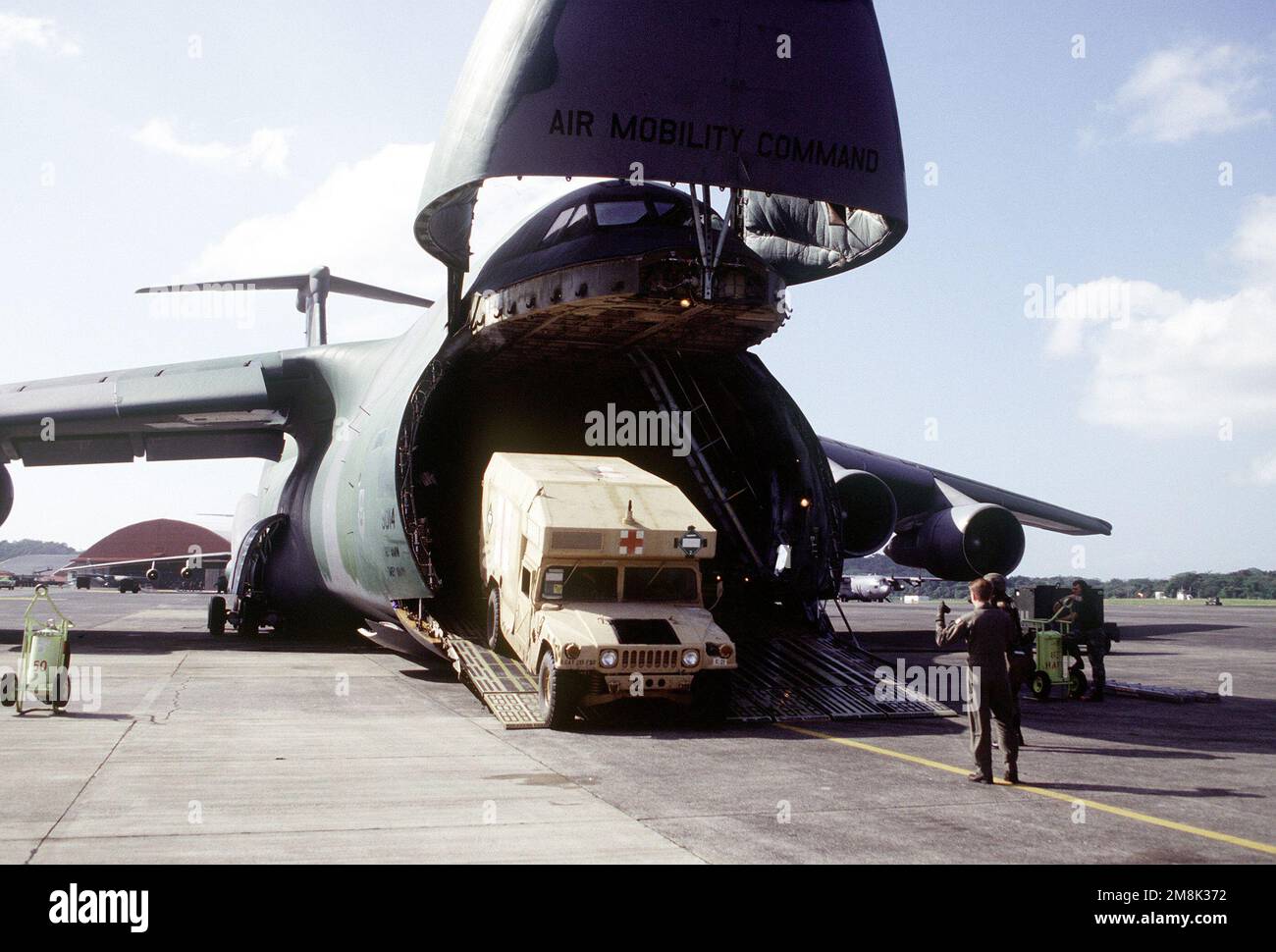 A U.S. Army High-Mobility Multipurpose Wheeled Vehicle (HMMWV ...