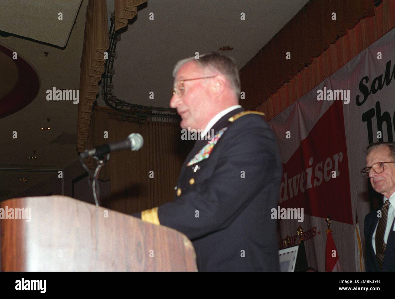 General Shalikashvili, Chairman Joint Chiefs of STAFF, is honored guest ...