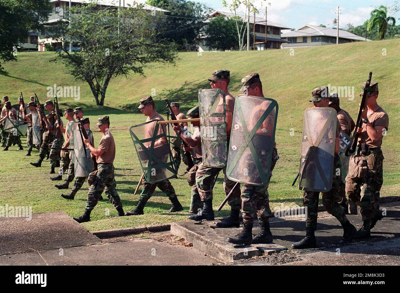 Soldiers of the 160th Military Police Company, Fort Lewis, Washington ...