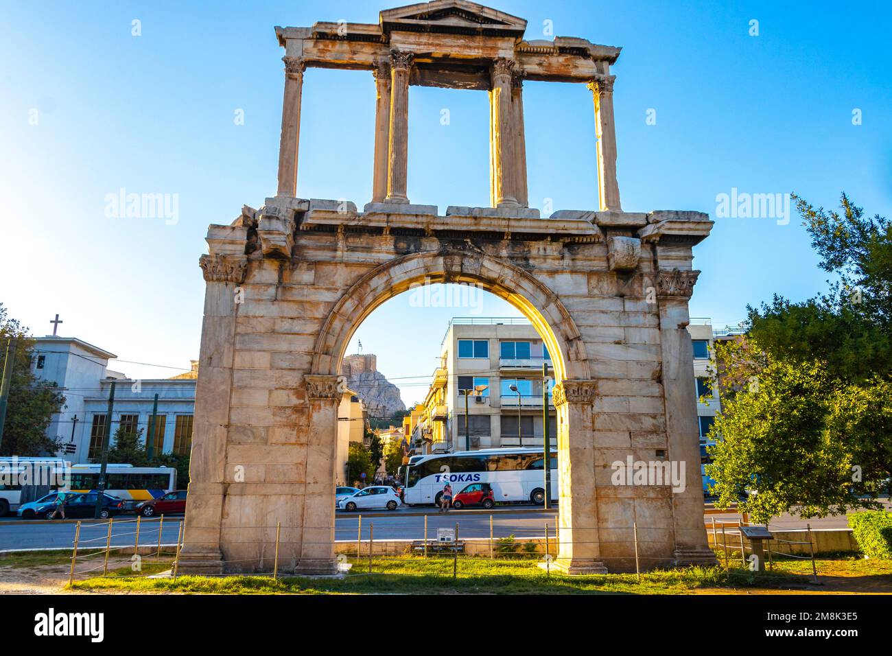 Olympieion Historic buildings and ruins of a temple from the Hadrian ...