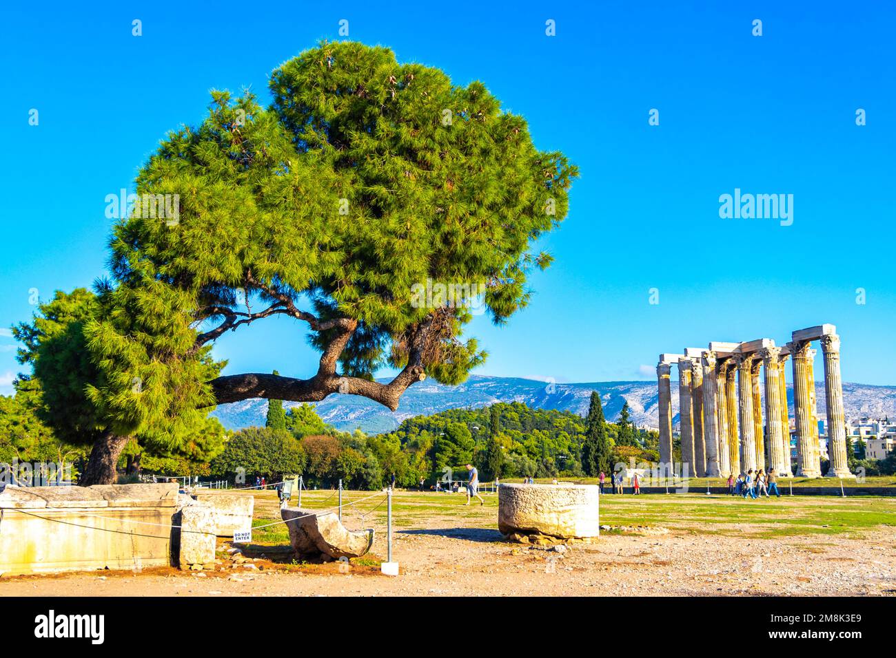 Olympieion Historic buildings and ruins of a temple from the Hadrian ...