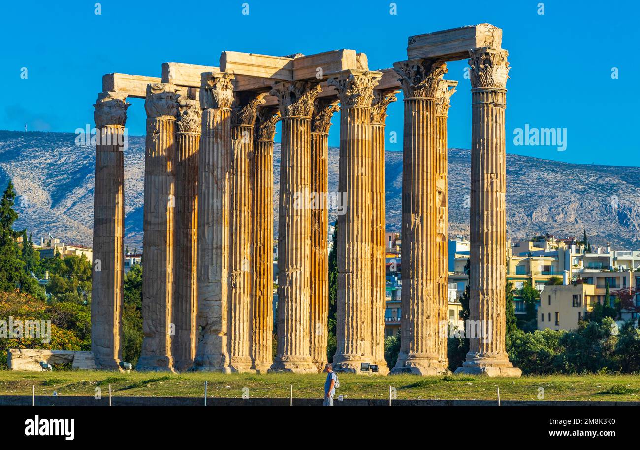 Olympieion Historic buildings and ruins of a temple from the Hadrian ...