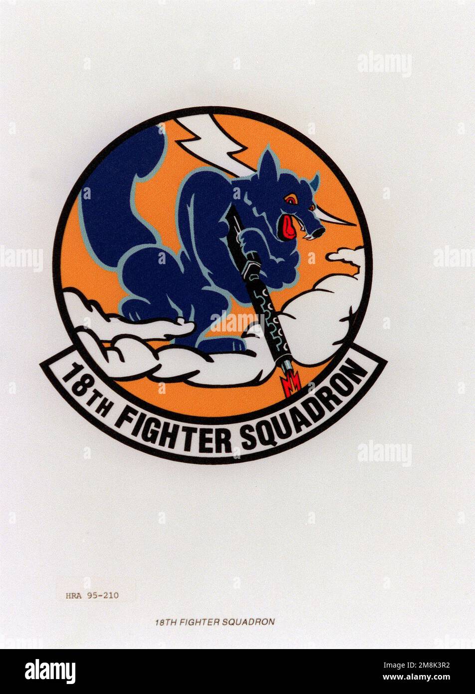 Air Force Organizational Emblem - 18th Fighter Squadron. Base: Maxwell ...