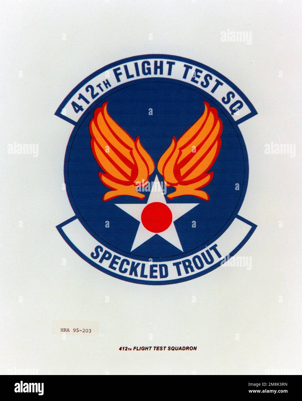 Air Force Organizational Emblem - 412th Flight Test Squadron. Base ...