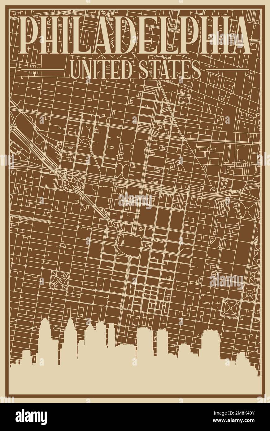 Modern philadelphia drawing hi-res stock photography and images - Alamy