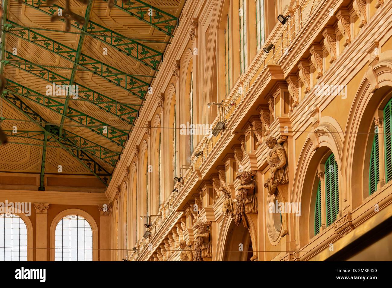 Livorno Market Hall Italy Stock Photo - Alamy