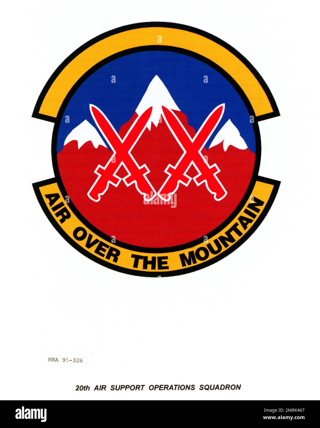 Approved Insignia for the 20th Air Support Operations Squadron Exact ...