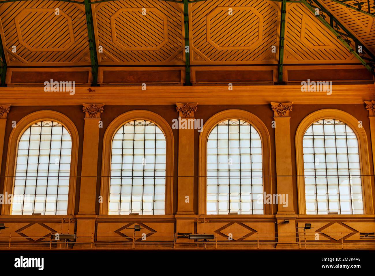 Livorno Market Hall Italy Stock Photo - Alamy