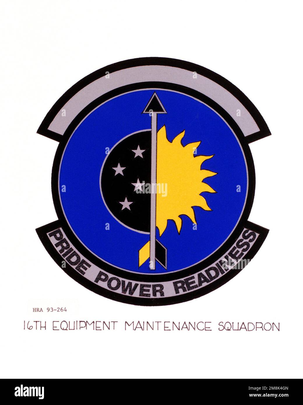 Approved Insignia of the 16th Equipment Maintenance Squadron. Country ...