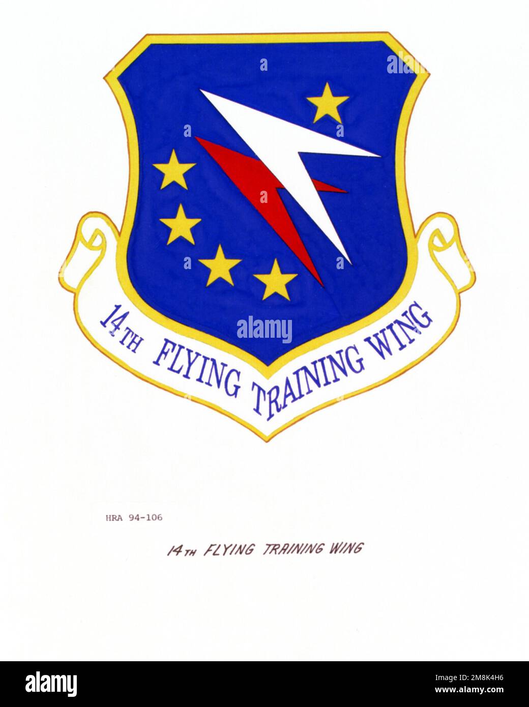 Approved Insignia of the 14th Flying Training Wing. Country: Unknown ...