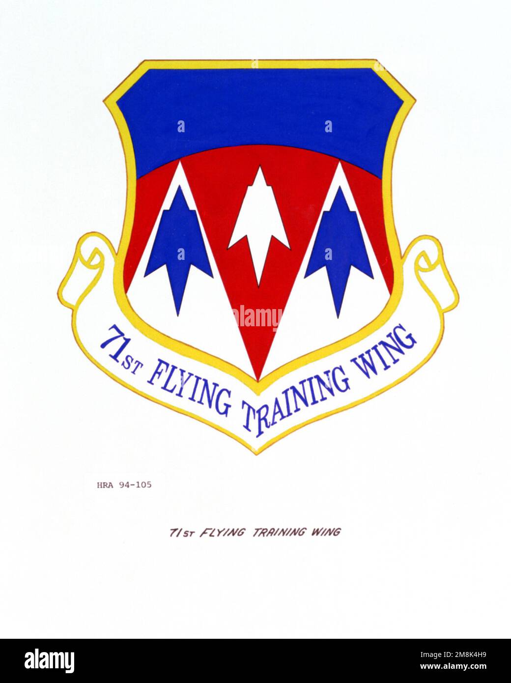 Approved Insignia of the 71st Flying Training Wing. Country: Unknown ...