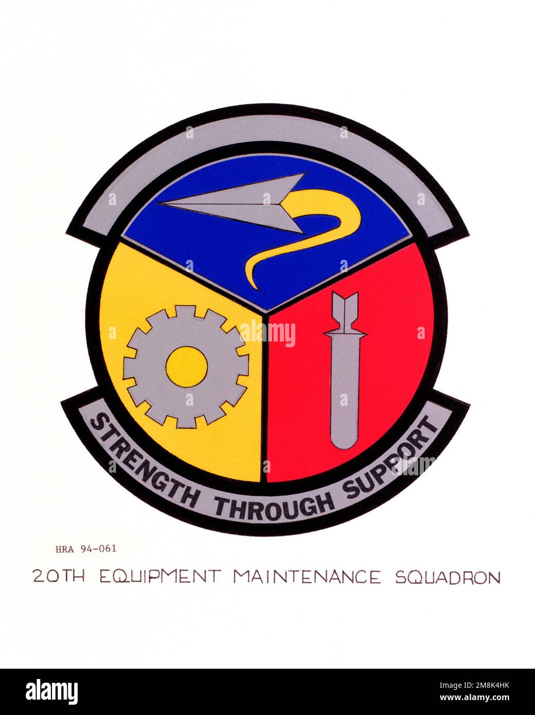 Approved Insignia of the 20th Equipment Maintenance Squadron.EXACT DATE ...