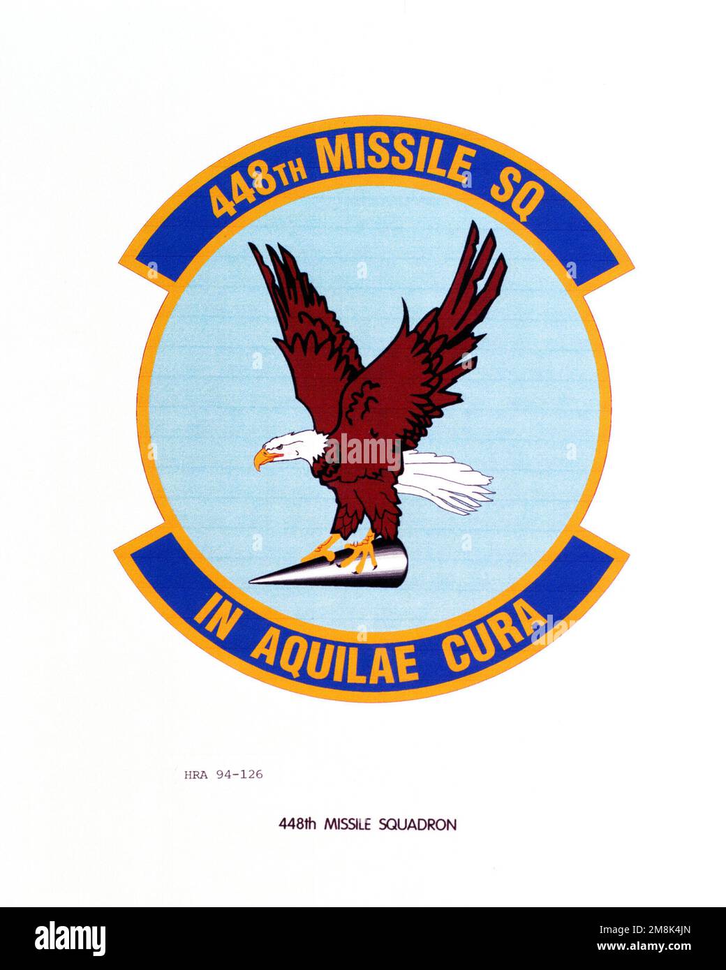 Approved Insignia of the 448th Missile Squadron. Country: Unknown Stock ...