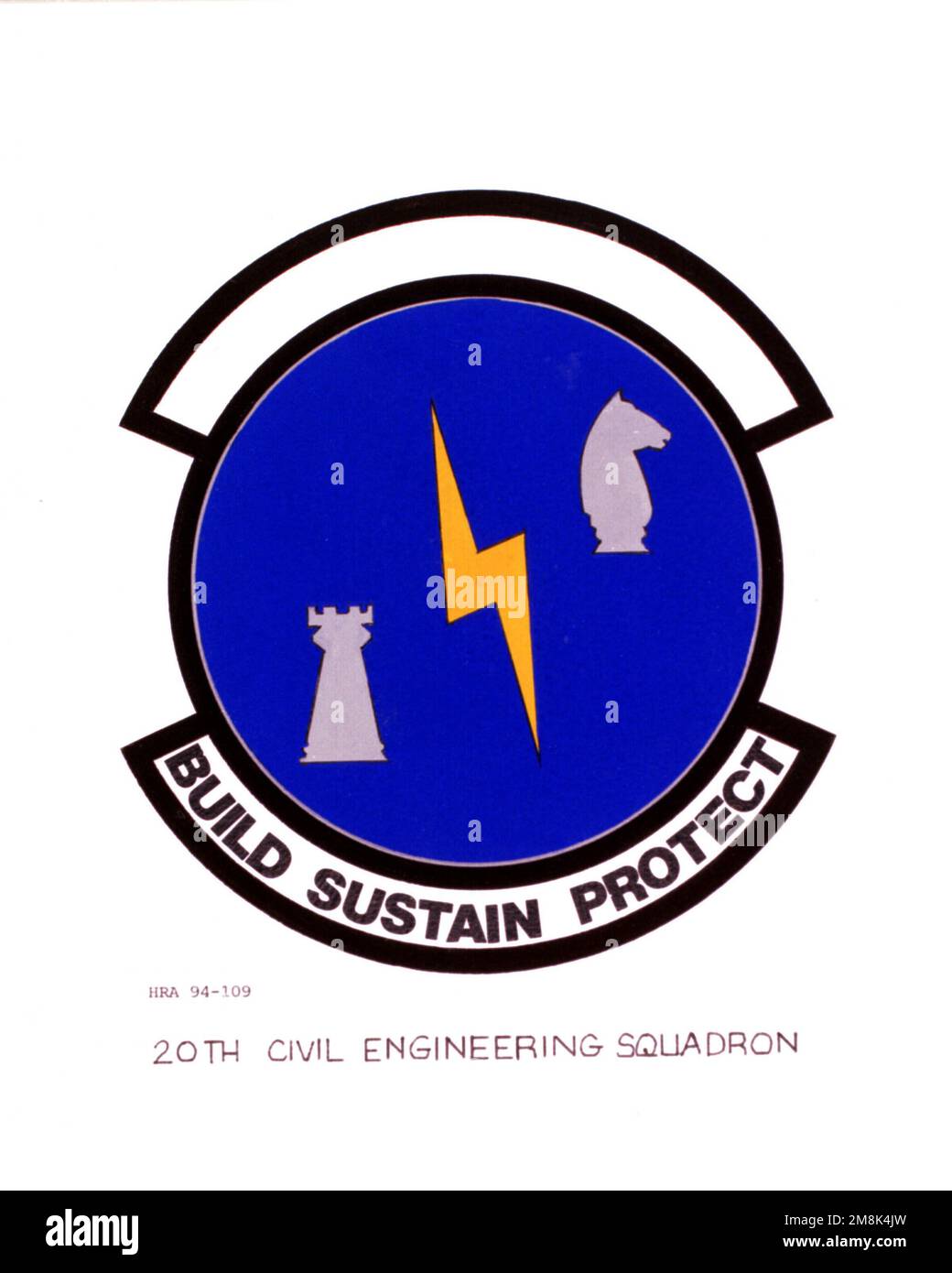 Approved Insignia of the 20th Civil Engineer Squadron. Country: Unknown ...